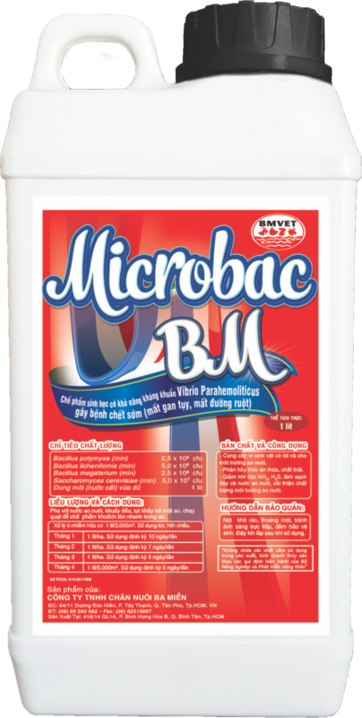 BM MICROBAC - Vi Sinh Xử Lý Nước
